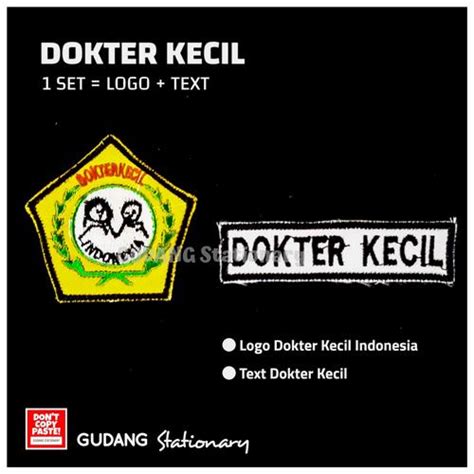 Jual Emblem Dokter Kecil Logo Dokcil Jakarta Timur Gudang