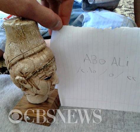 Smuggler Offers Allegedly Looted Syrian Artifacts To Cbs News
