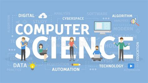 计算机科学概念 向量例证 插画 包括有 信息 背包 技术 开放 例证 工程 图标 通信 113591809