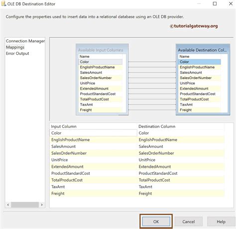 Ssis Data Flow Task To Copy Tables From One Sql Instance To Another