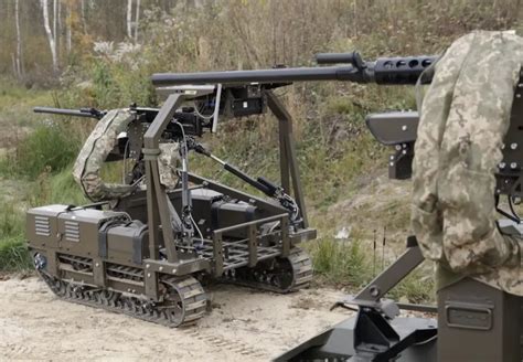 The Droid Tw 12 7 Ugv Held The Position For A Month And A Half