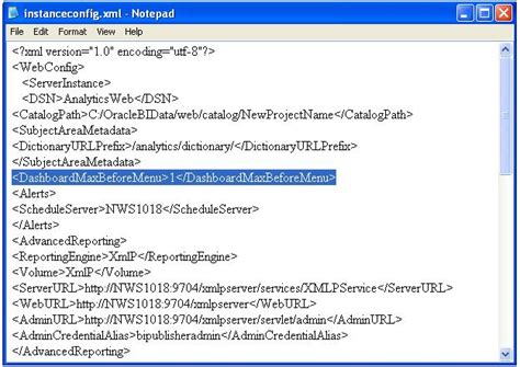 Obiee Web Catalog In Obiee 10g