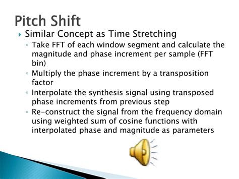 Ppt Phase Vocoder Implementation And Applications Powerpoint