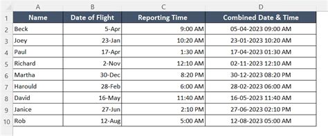 How To Combine Date And Time In Excel 3 Methods