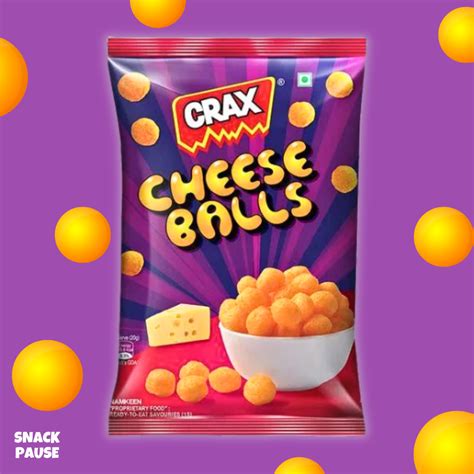 Crax Cheese Balls 20 Rs Big Pack Imported Indian Puff Balls The Snack Pause