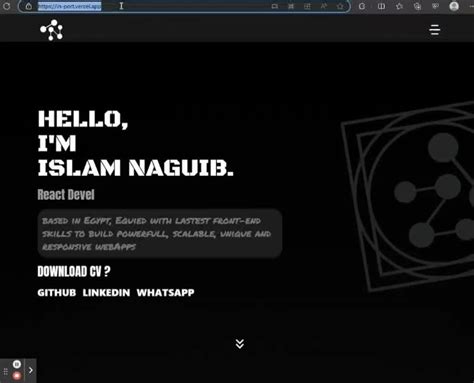 reactjs gsap portfolio islam naguib