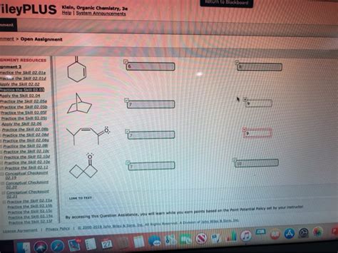 Solved For Each Of The Following Molecules Determine The
