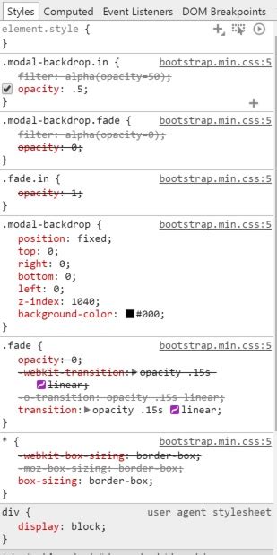 Javascript Bootstraps Modal Box Background Doesnt Fade Out On Show Stack Overflow
