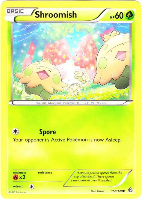 Pokemon X Y Primal Clash Single Card Common Shroomish 15 Toywiz