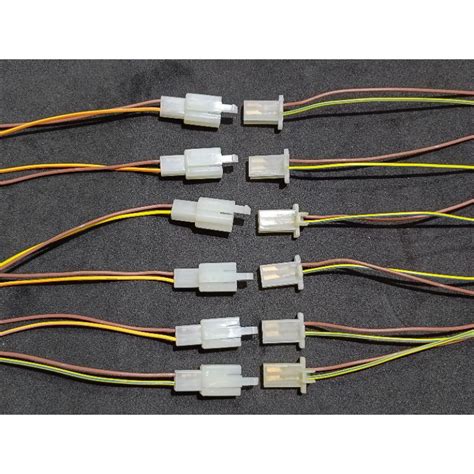 Jual Soket Socket Sambungan 2 Pin Mini Male Female Kabel Shopee Indonesia