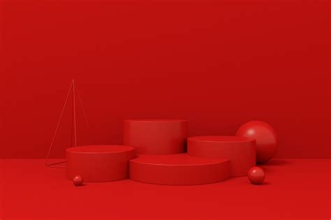 기하학적 모양의 3d 렌더링 스튜디오 바닥에 연단 제품 프레젠테이션을 위한 플랫폼 배경 모의 최소한의 디자인의 추상 적 구성 0명에 대한 스톡 사진 및 기타 이미지 Istock