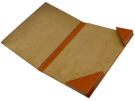 Папка-накопитель А4+ с уголками из кожи на заказ