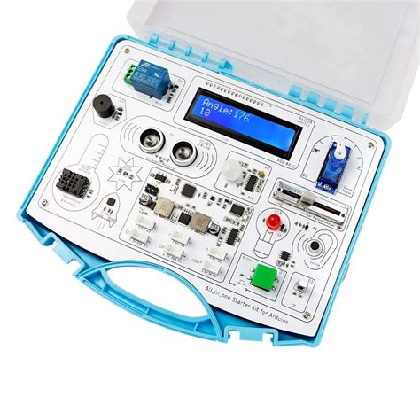 elecrow arduino all in 1 starter kit w 15 sensors and 21 lessons robotshop