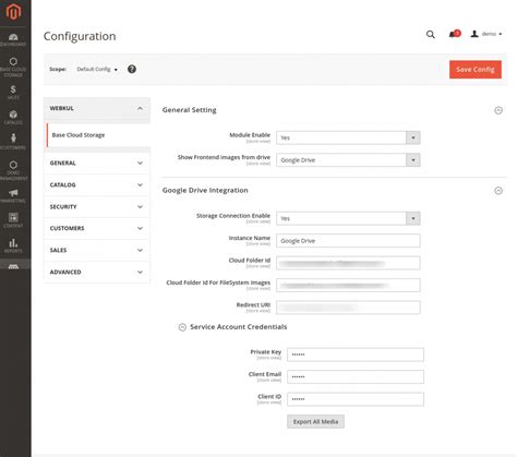 Magento 2 Base Cloud Storage