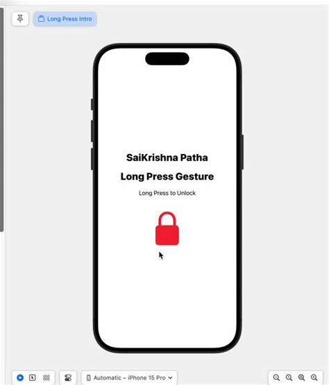 Saikrishna Patha On Linkedin Swiftui Longpress Gesture