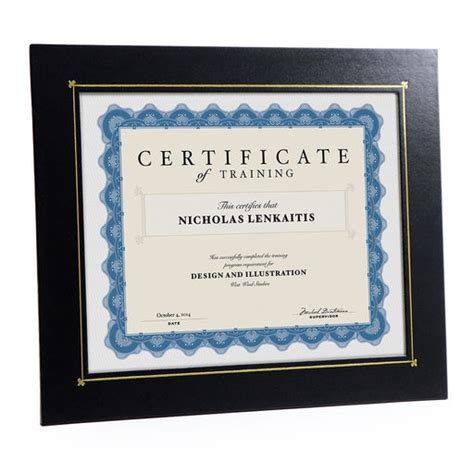 Cardboard Certificate Frames And Award Holders On The Ball Promotions