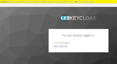 Java Keycloak Saml Redirection Stuck In Loop After Logging In Stack Overflow