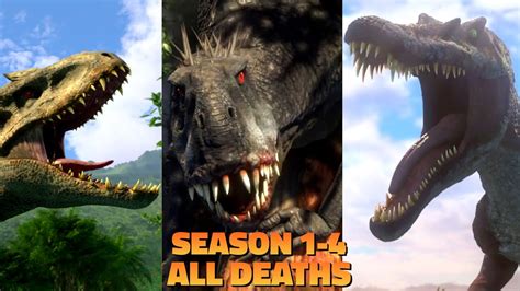 All Deaths In Jurassic World Camp Cretaceous Season 1 4 Dinosaurs