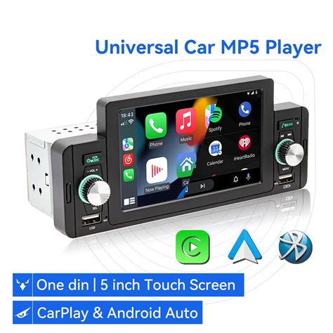 Radio De Coche De 5 Pulgadas 1 Din CarPlay Android Auto Multimedia