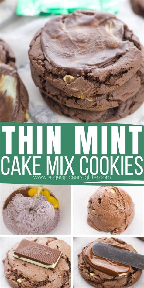 Andes Mint Cake Mix Cookies With Video ⋆ Sugar Spice And Glitter