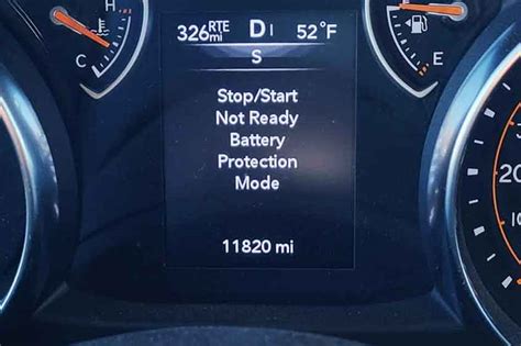 Stop Start Not Ready Battery Protection Mode 12 Tips To Fix The Warning