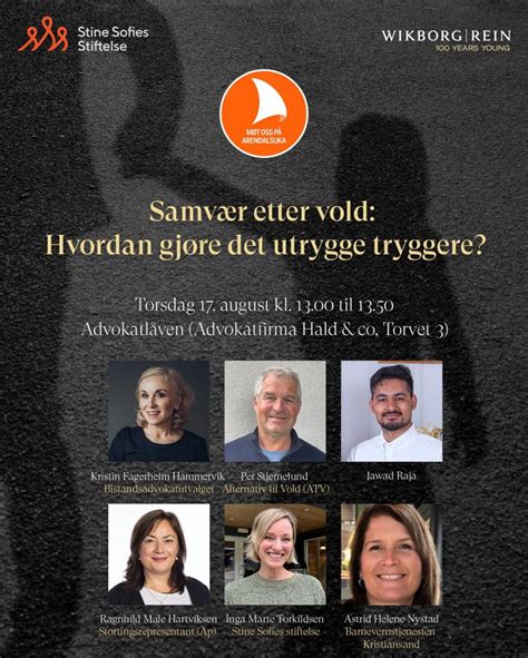 Stine Sofies Stiftelse på LinkedIn: #arendalsuka #stinesofiesstiftelse