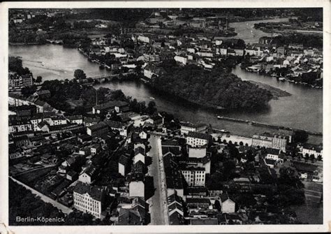 Ansichtskarte Postkarte Berlin Köpenick Fliegeraufnahme akpool de