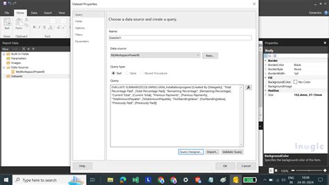 utilize power bi semantic model within power bi reports builder
