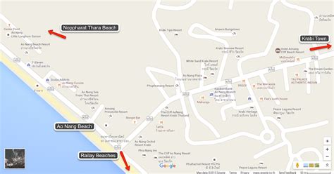 Ao Nang Beach Map 2026