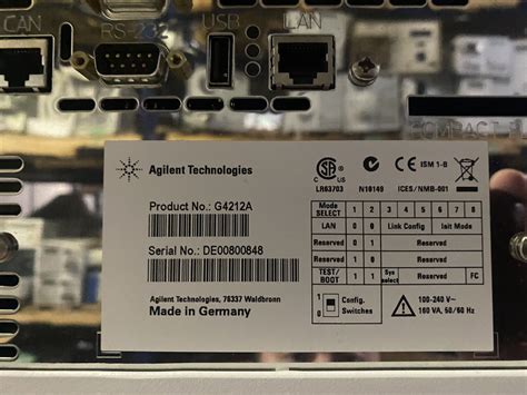 Agilent 1290 Infinity Series Hplc System With G4212a S N De00800848