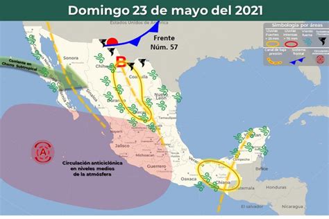 Clima Para Cancún Y El Resto De Quintana Roo Este 23 De Mayo Del 2021