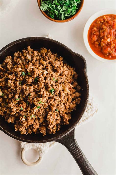 Ground Beef Taco Meat Sift And Simmer