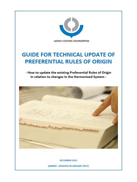 Guide For Updating The Preferential Rules Of Origin En Pdf International Trade Trade Guide For Updating The Preferential Rules Of Origin En Pdf International Trade Trade