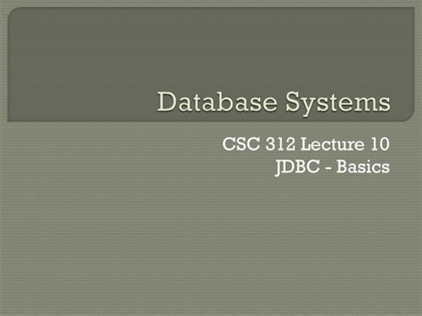 PPT Database Systems PowerPoint Presentation Free Download ID