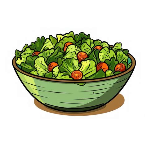 Salad Clipart Vegetable Lettuce Plant Free Photo Illustration Rawpixel