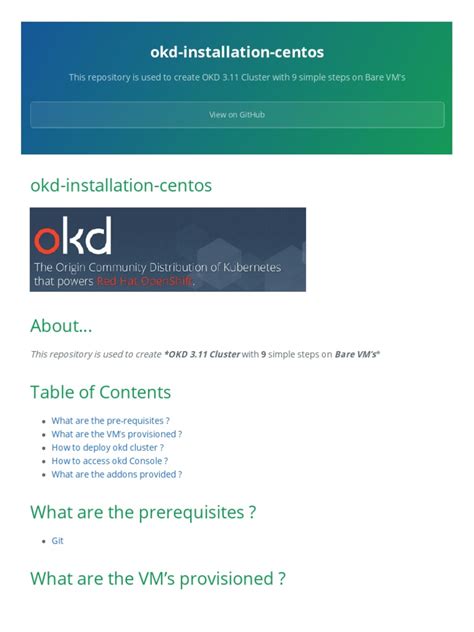 Okd Installation Centos Pdf Computer Cluster Information Age