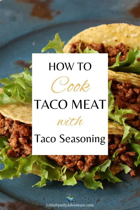 How To Cook Taco Meat With Taco Seasoning