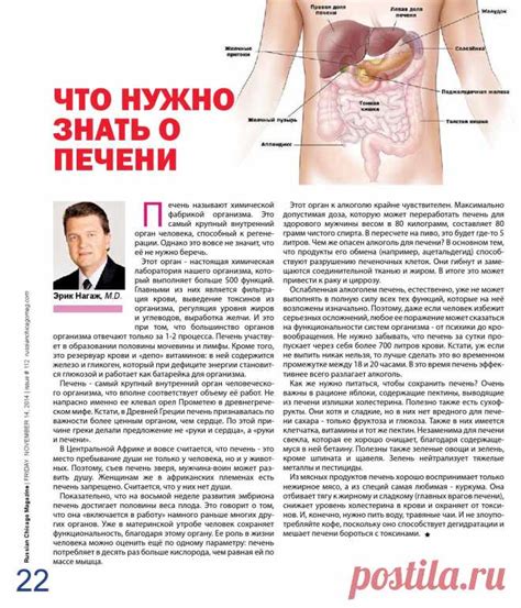 Что нужно знать о печени БОЛЯЧКИ ПЕЧЕНЬ ЖЕЛЧНЫЙ Постила