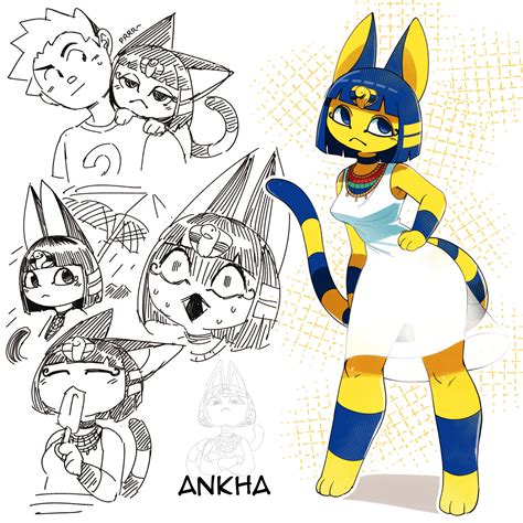 Drawligator Ankha Animal Crossing Games Game Art Joyreactor