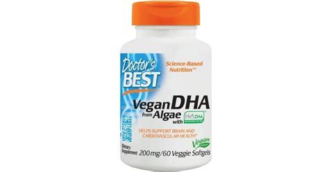 Doctors Best Vegan Dha From Algae 60 Veggie Softgels • Price