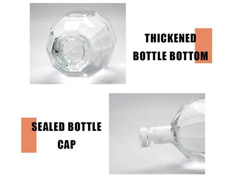 Glass Alcohol Bottles 375ml Glass Container Packaging