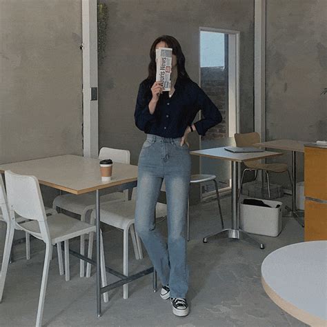 숏일반롱히든밴딩 웰도 부츠컷 데님팬츠 6size 에이블리