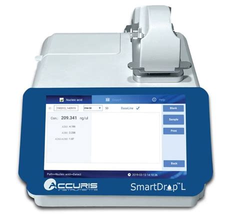 Nano Spectrophotometer Dna Rna Protein Quantification