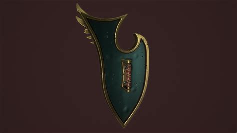 Artstation Rune Shield Game Assets