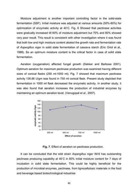 Production Of Pectinase By Aspergillus Niger Cultured In Solid State Media Pdf