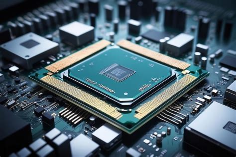 Premium Photo Circuit Board Technology Background Central Computer Processors CPU Concept
