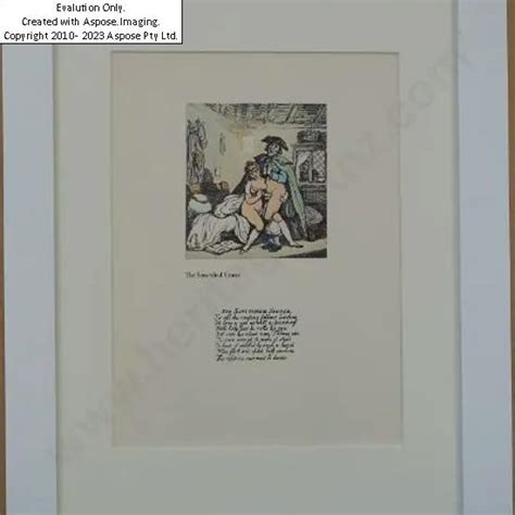 Thomas Rowlandson The Sanctified Sinner 1960s Reprint Of 18th
