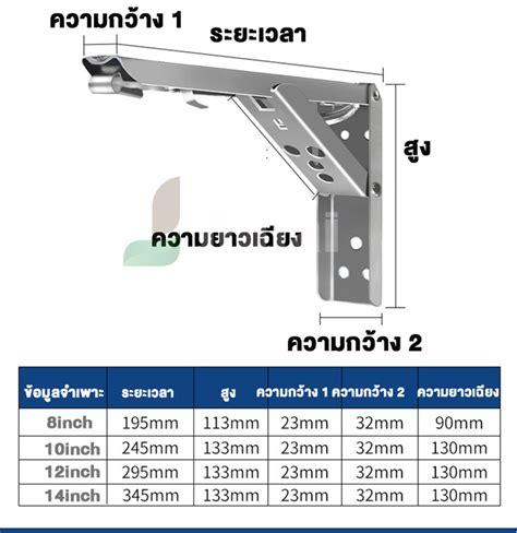 สแตนเลสพับสามเหลี่ยม ฉากพับสแตนเลส พับได้ ชั้นวางของสแตนเลสแบบพับได้ ฉากรับชั้นพับเก็บได้ ชั้น