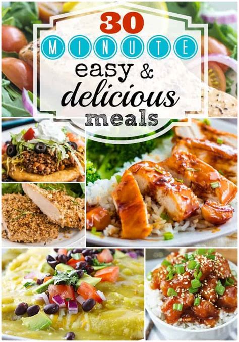 Easy 30 Minute Meals Healthy At Arthur Popp Blog