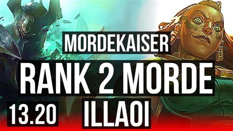Mordekaiser Vs Illaoi Top Rank 2 Morde 739 Tr Challenger 13